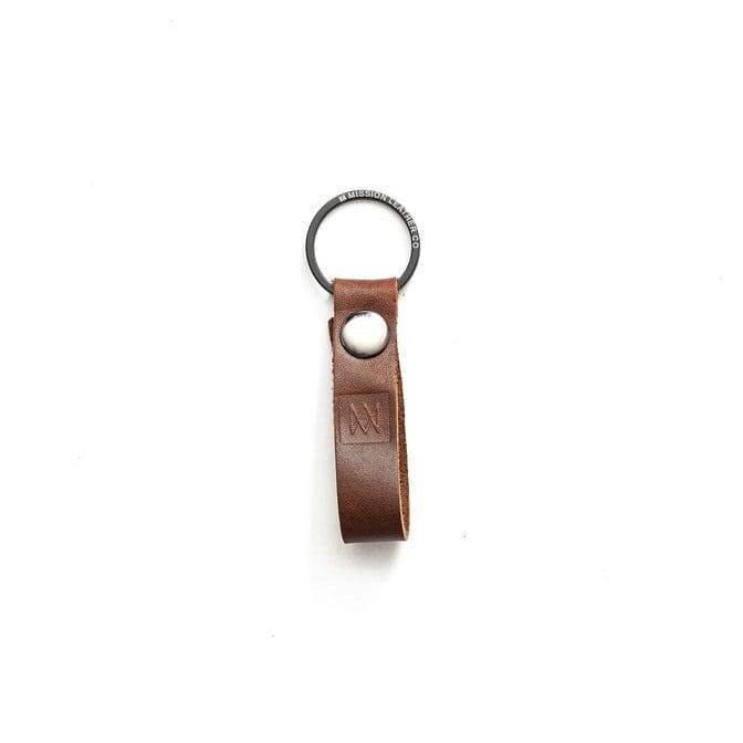 Shop Online Leather Loop Keychain | Belt Loop Keychain – Mission Leather Co